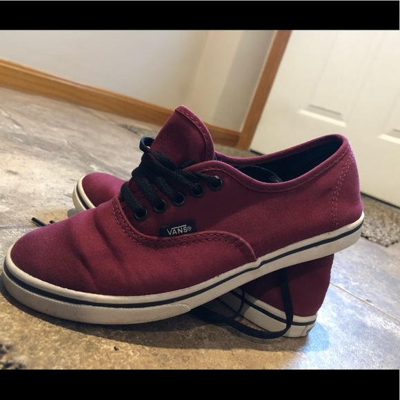 Vans | Shoes | Port Royale Redblack Low Rise Vans | Poshmark